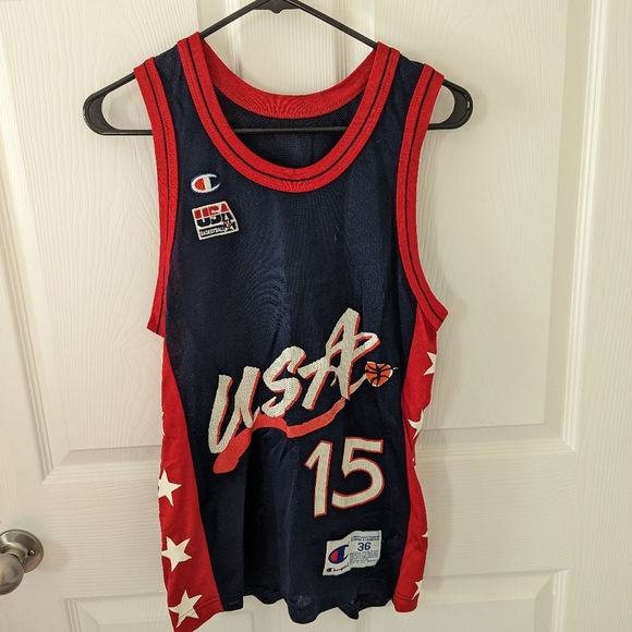 Champion | Shirts | Vintage Hakeem Olajuwon Team Usa Jersey | Poshmark